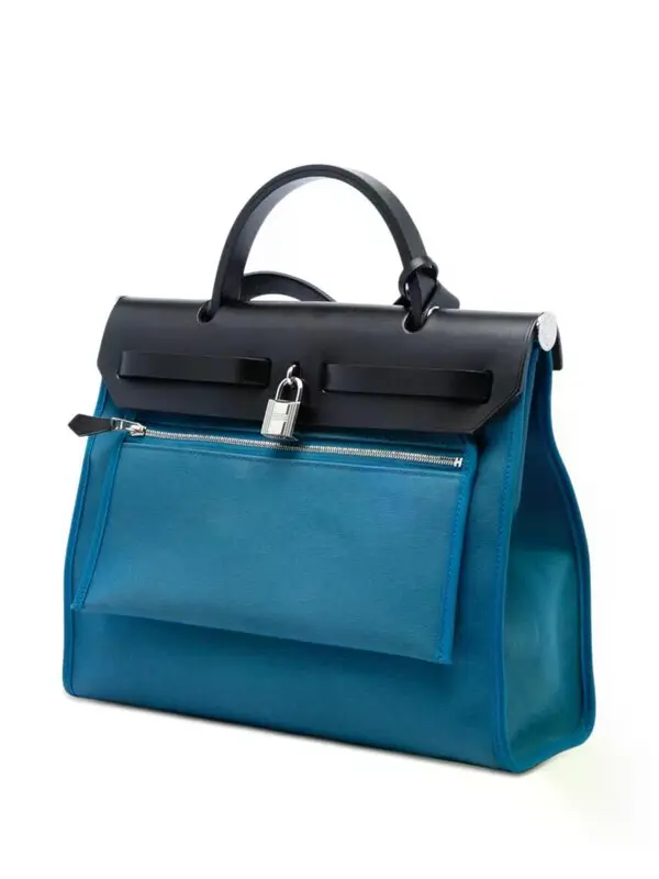 Hermès Toile Herbag Zip 31 Satchel