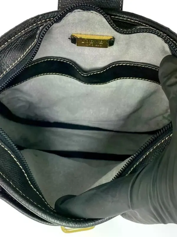 Loewe Leather Anagram Crossbody Bag