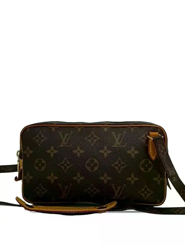 LOUIS VUITTON Monogram Pochette Marly Bandouliere - Brown