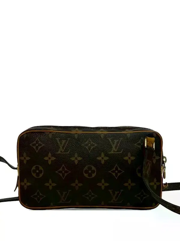 LOUIS VUITTON Monogram Pochette Marly Bandouliere - Brown