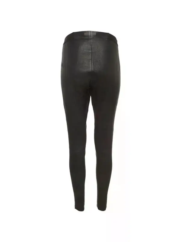 Alice + Olivia Lambskin Skinny Trousers