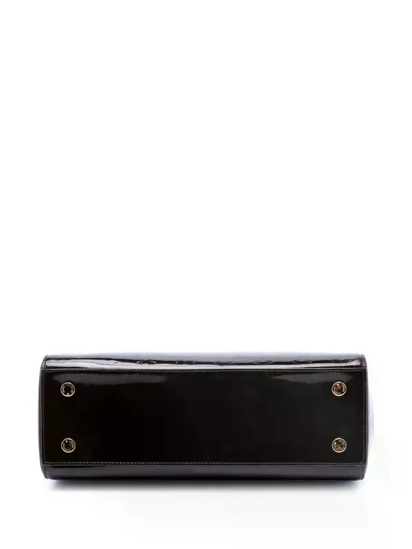 LOUIS VUITTON Monogram Vernis Brea Pm Satchel - Purple