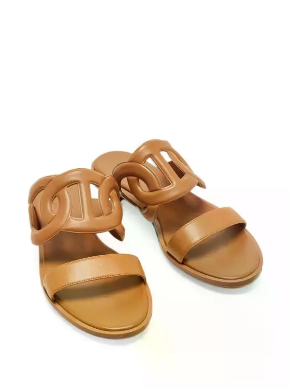 Hermès Lagune Interlocking-link Sandals