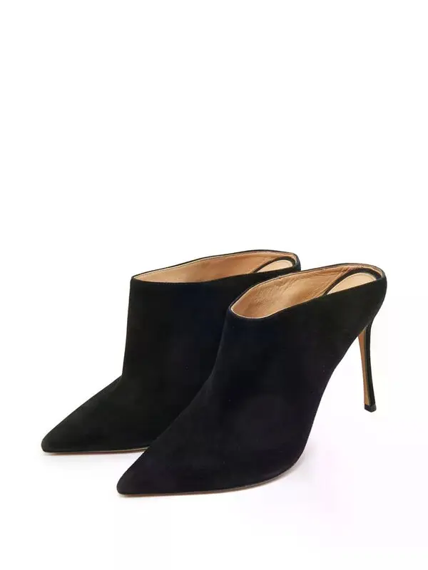 SERGIO ROSSI Godiva Pointed-toe Mules