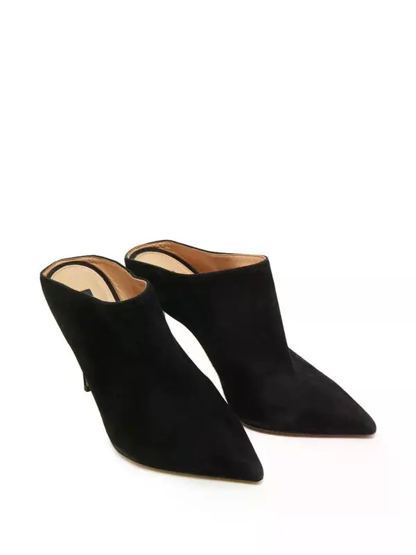SERGIO ROSSI Godiva Pointed-toe Mules