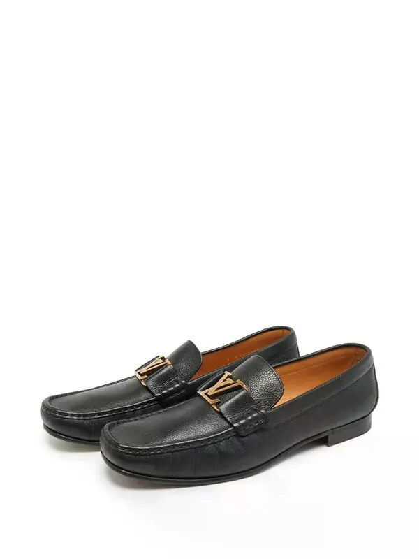 LOUIS VUITTON Montaigne Leather Loafers