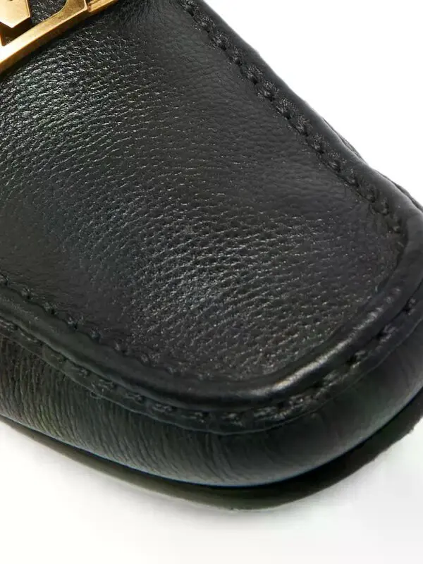 LOUIS VUITTON Montaigne Leather Loafers