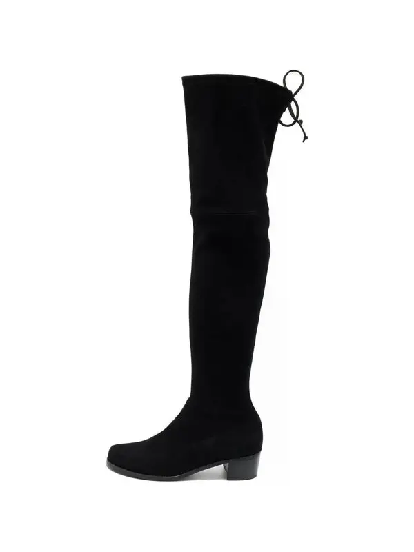 STUART WEITZMAN Suede Over-the-knee Boots - Black