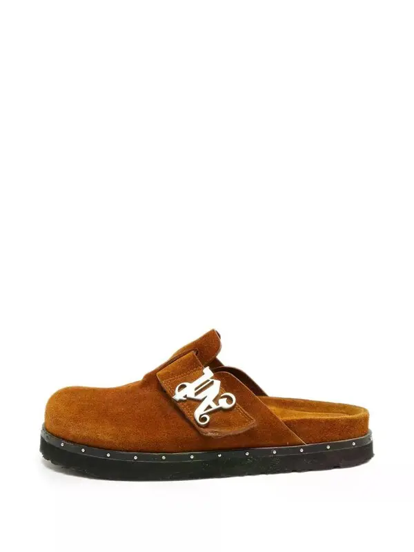 Palm Angels Studded Logo-detail Mules