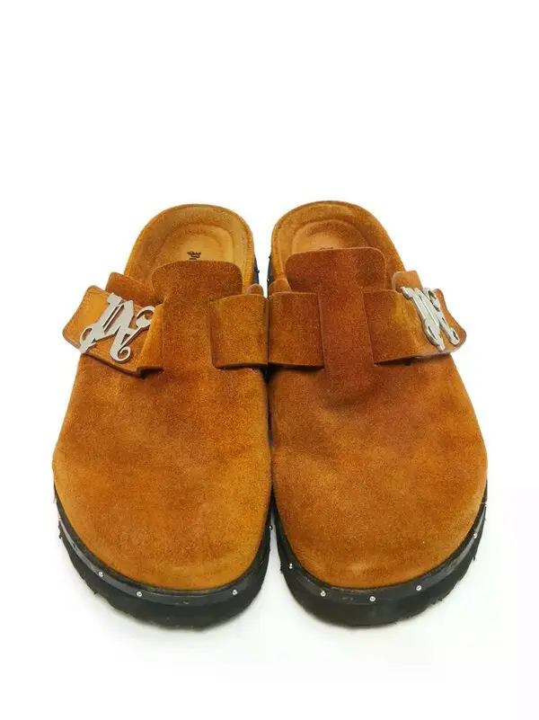 Palm Angels Studded Logo-detail Mules