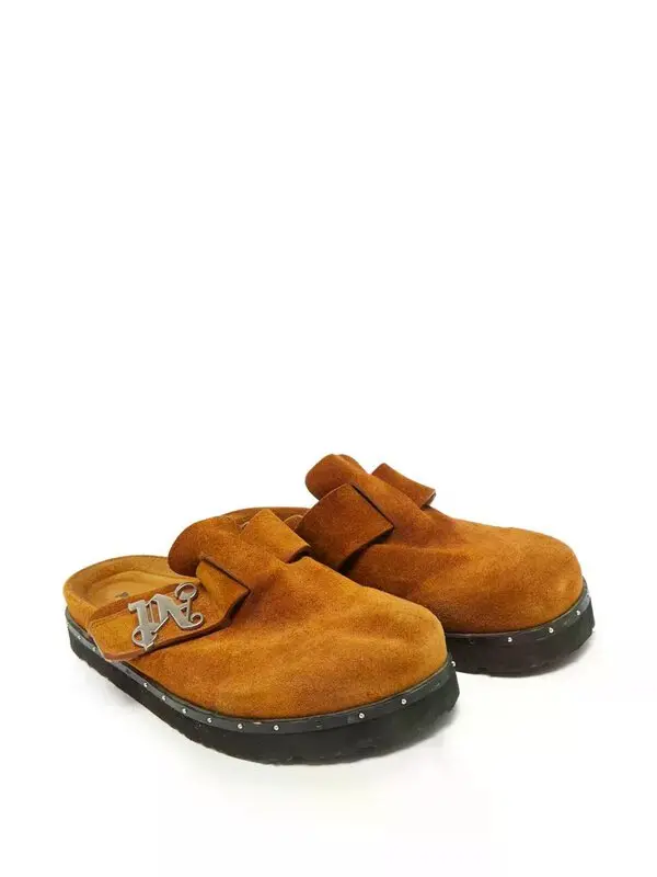 Palm Angels Studded Logo-detail Mules