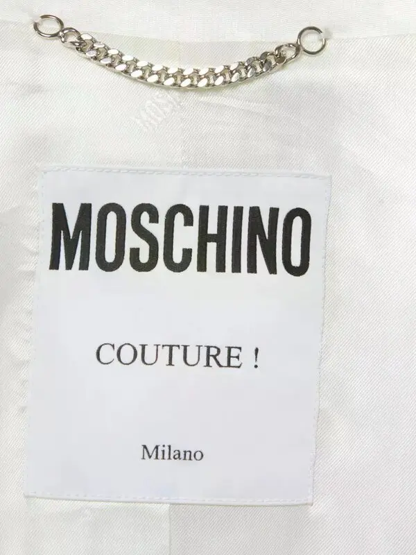 Moschino Brand Print Blazer