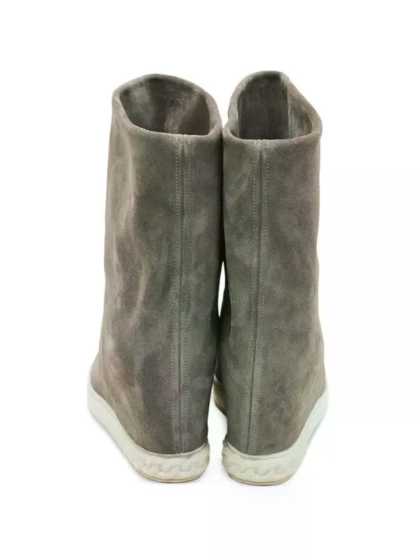 Casadei Suede Wedge Sneakers