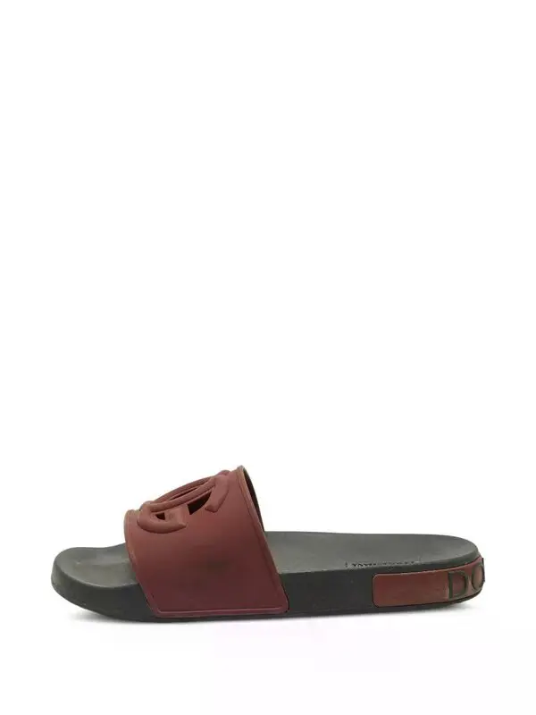 Dolce & Gabbana Dg Logo Slides - Red