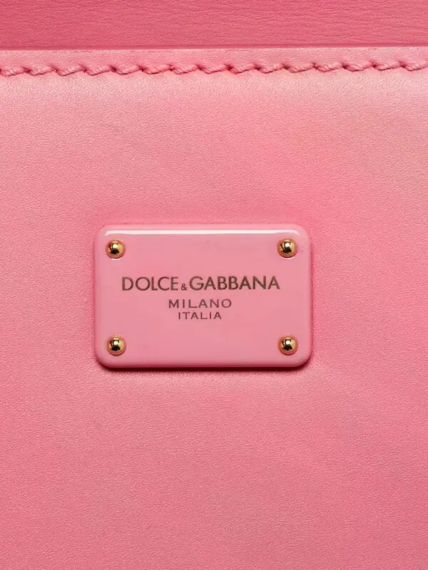 Dolce & Gabbana Sicily Leather Tote Bag
