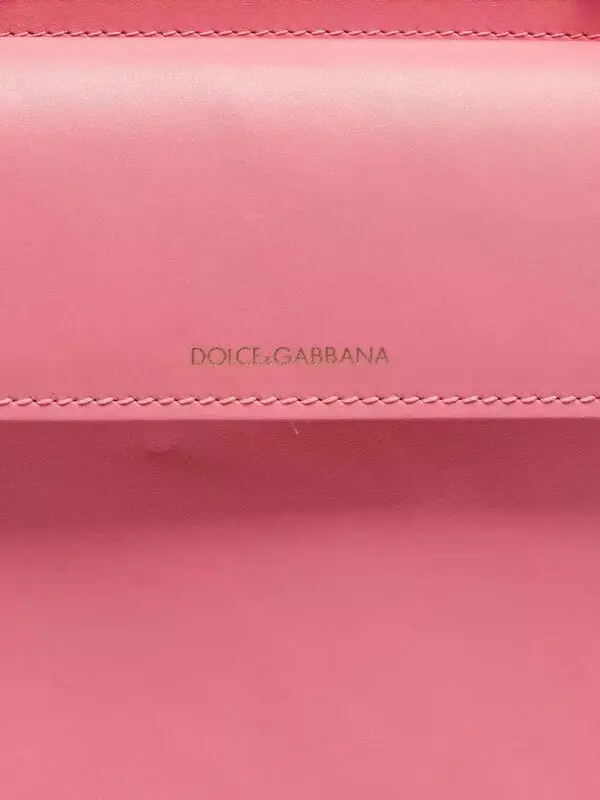 Dolce & Gabbana Sicily Leather Tote Bag