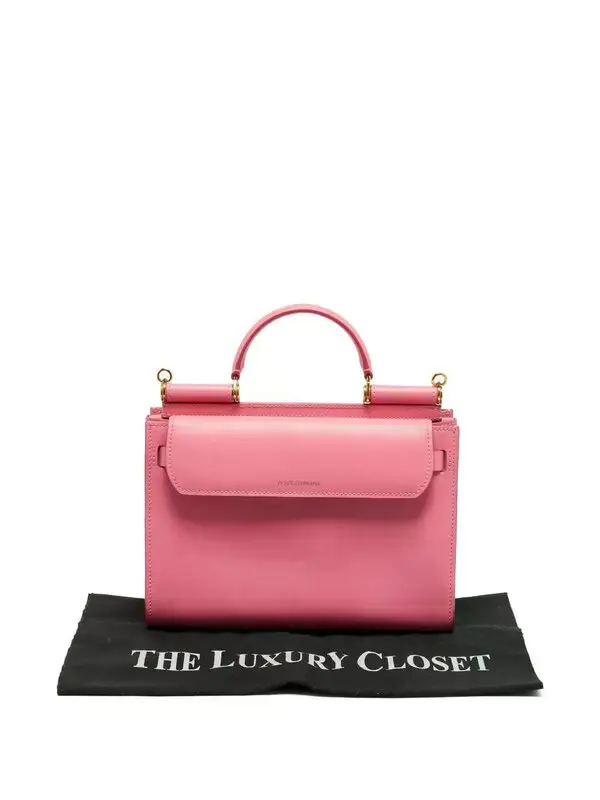 Dolce & Gabbana Sicily Leather Tote Bag