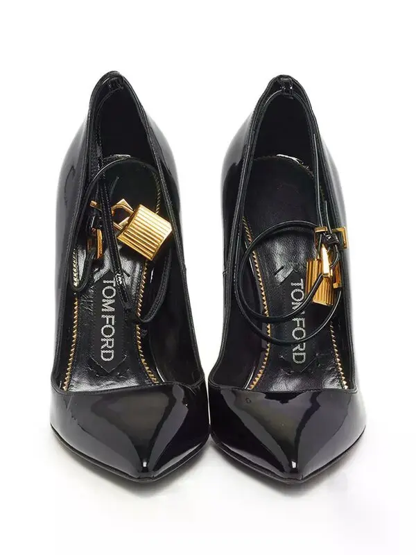 TOM FORD Padlock Pointed-toe Pumps