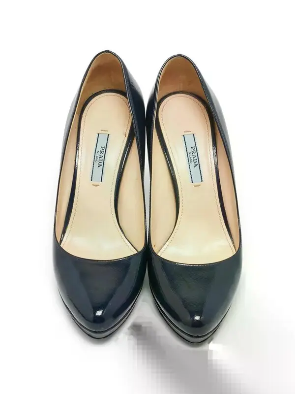 Prada Patent Leather Platform Pumps