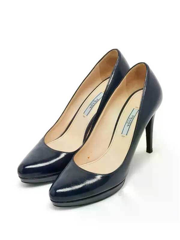 Prada Patent Leather Platform Pumps