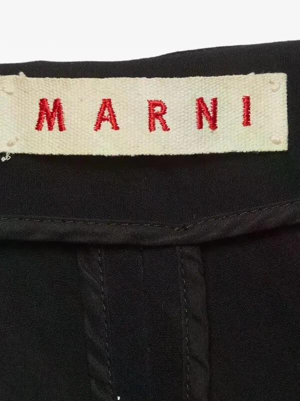 Marni Tailored Crepe Slim Fit Trousers