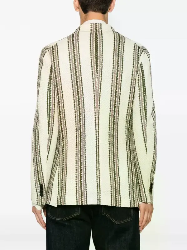 Tagliatore Double-breasted Striped Blazer