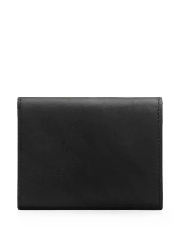 AMI Paris Cowhide-leather Tri-fold Wallet With De Coeur