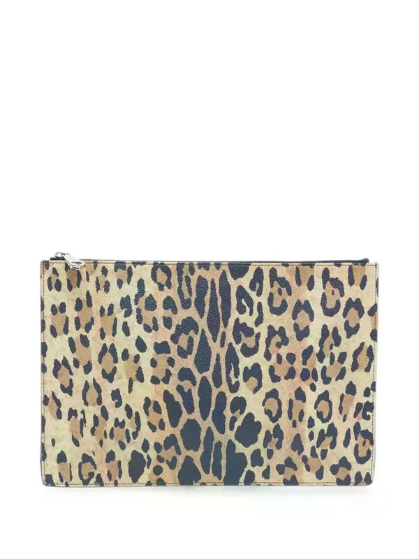 Givenchy Leopard Print Pouch - Neutrals
