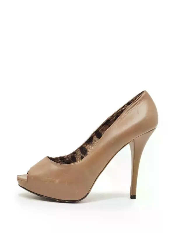 Dolce & Gabbana Peep-toe Pumps - Brown