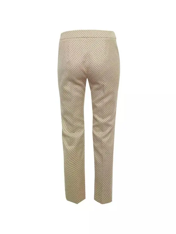 Max Mara Jacquard Slim-fit Trousers - Neutrals