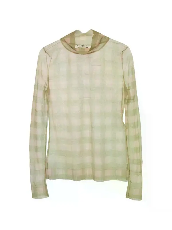 Fendi Check Knit Jersey - Green