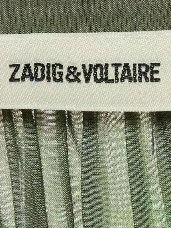 Zadig&Voltaire Ray Puff-sleeve Midi Dress