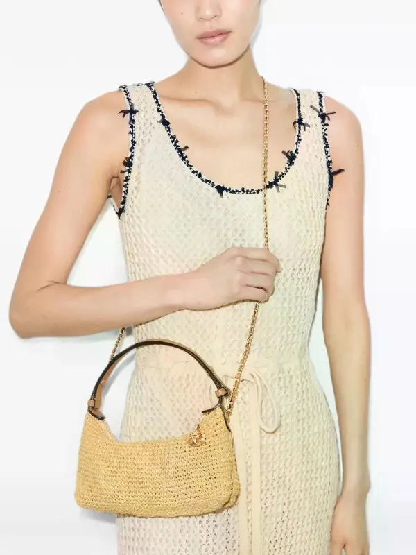 Tory Burch Fleming Crochet Pochette Bag