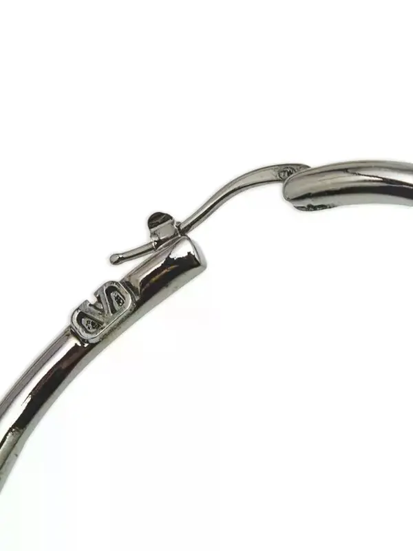 Valentino Garavani Engraved Logo Hoop Earrings