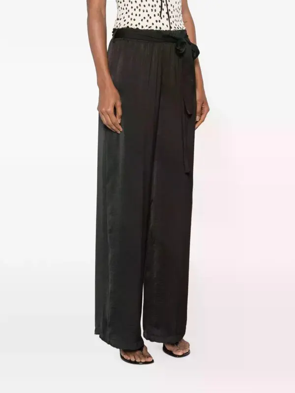 MOUTAKI Belted Wide-leg Trousers