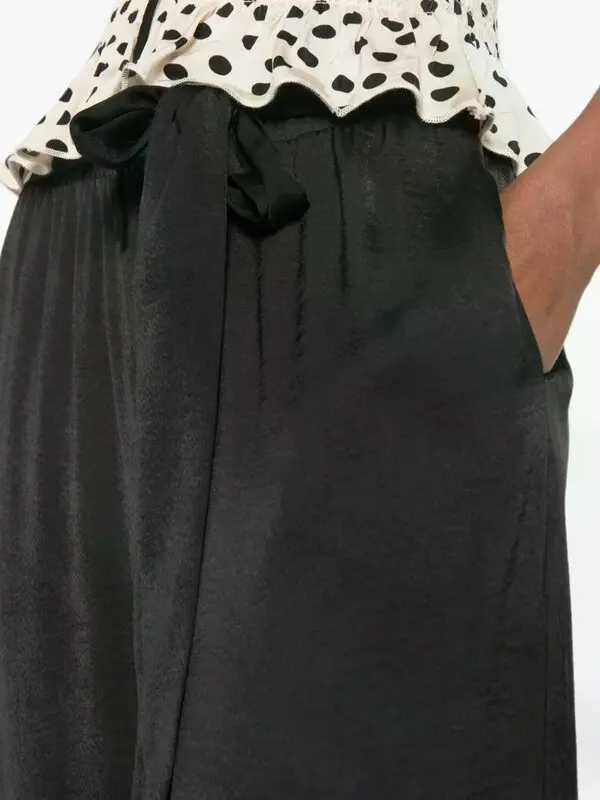 MOUTAKI Belted Wide-leg Trousers
