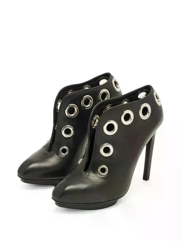 Alexander McQueen Eyelet-detail Ankle Boots