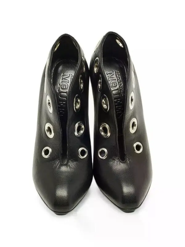 Alexander McQueen Eyelet-detail Ankle Boots