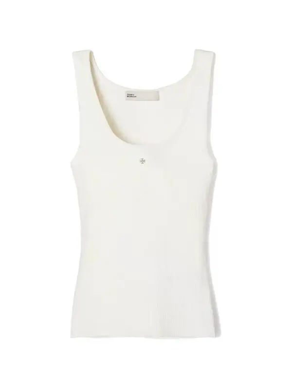 Tory Burch Ribbed Knit Tank Top
