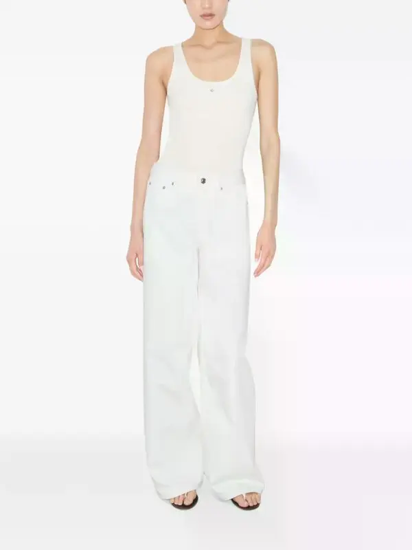 Tory Burch Ribbed Knit Tank Top - Neutrals