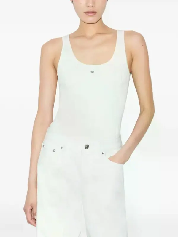 Tory Burch Ribbed Knit Tank Top