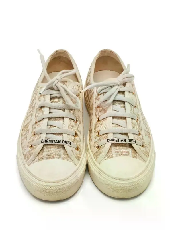 Dior Walk'n' Oblique Canvas Sneakers