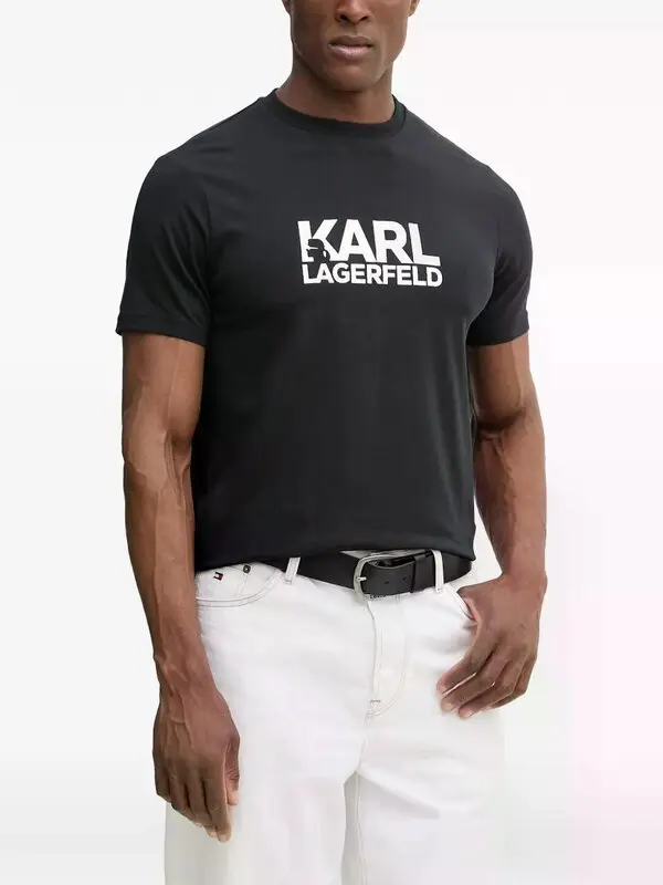 Karl Lagerfeld Logo-print T-shirt - Black