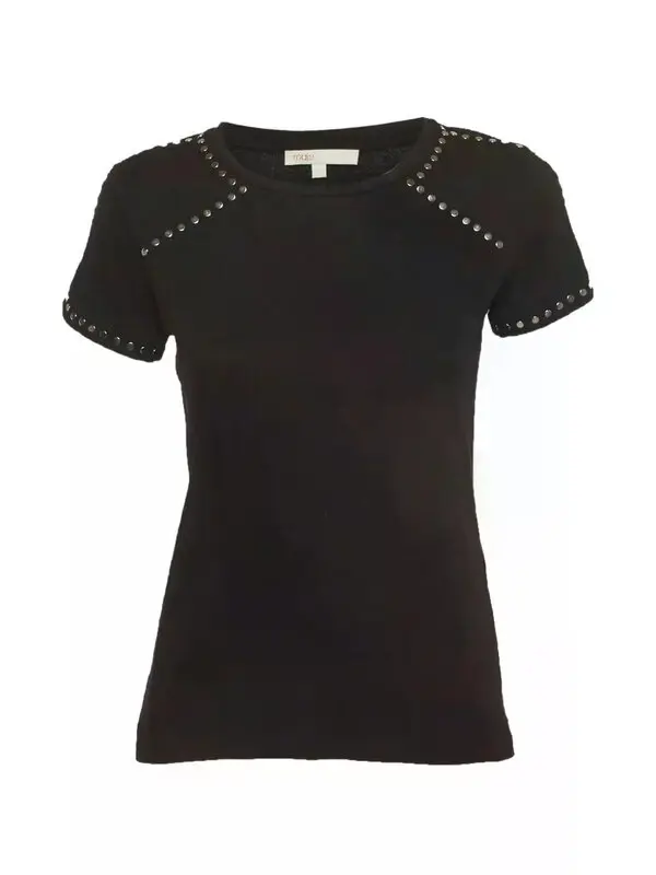 Maje Tity Studded T-shirt - Black