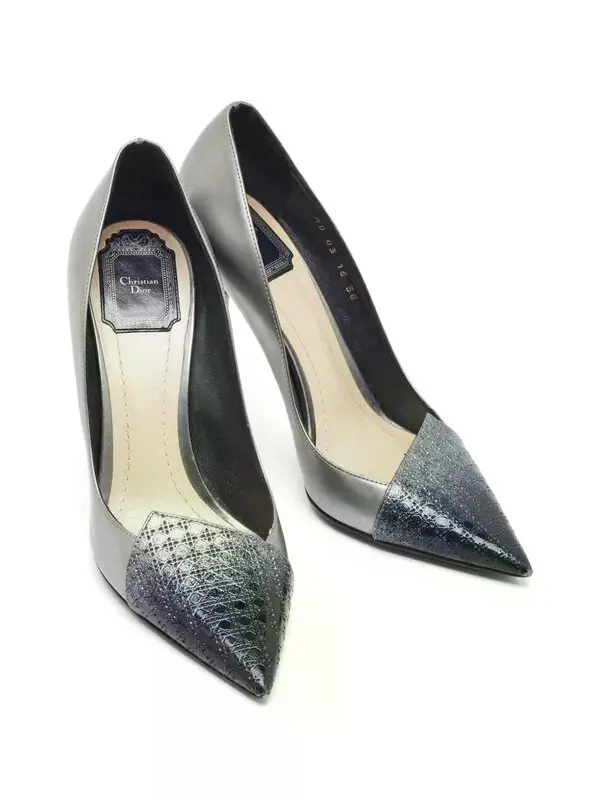 Dior Cannage Cap Toe Pumps