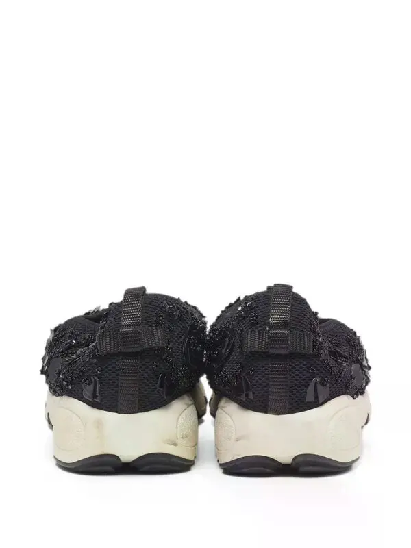 Dior Fusion Embellished Mesh Slip-on Sneakers - Black