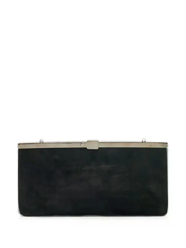CHRISTIAN LOUBOUTIN Palmette Suede Clutch Bag