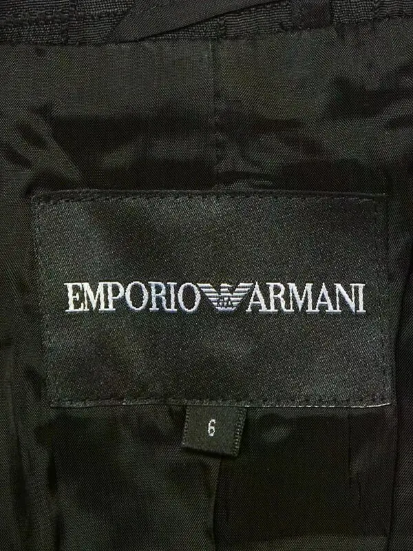 Emporio Armani Jacquard Single-breasted Blazer