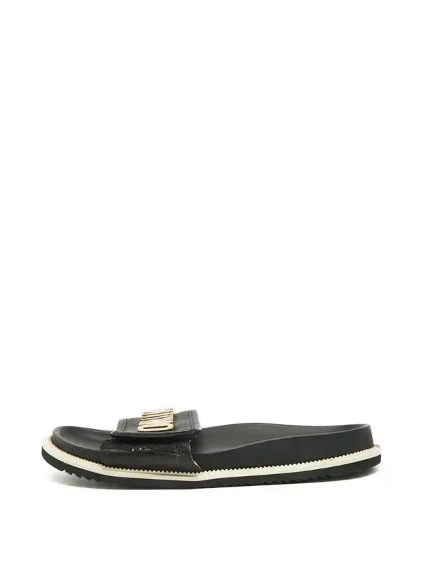 Moschino Plaque Sandals