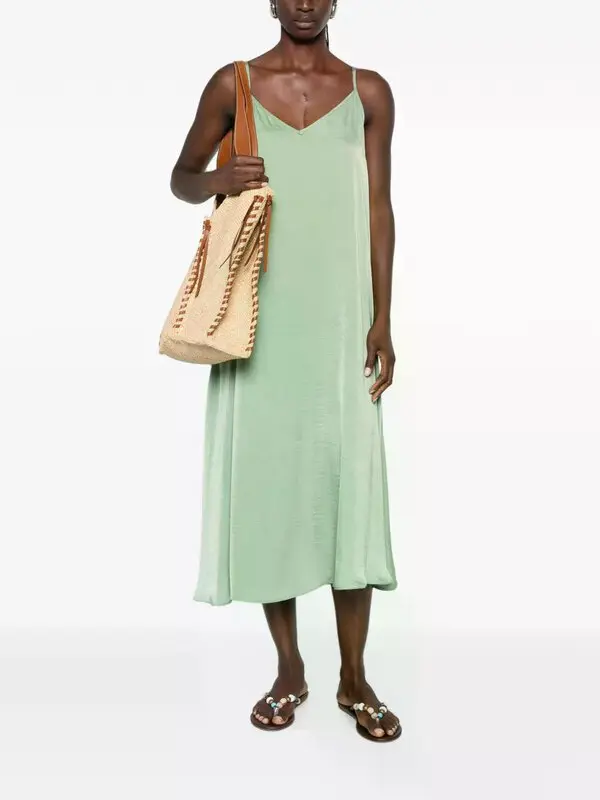MOUTAKI V-neck Midi Dress
